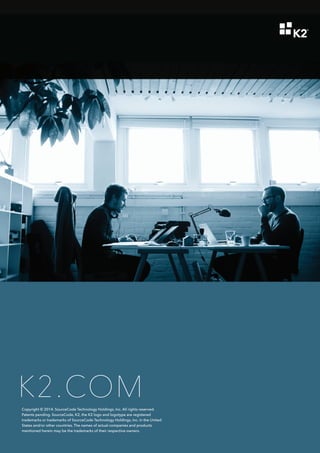 K2 for SharePoint Brochure | PDF | Computer Software and Applications | Computing