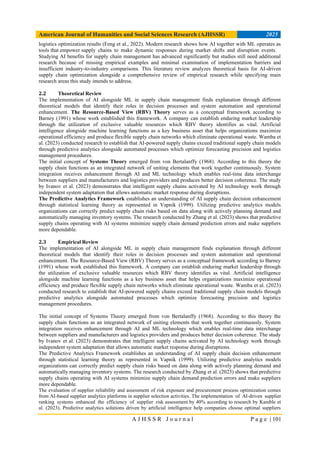 THE ROLE OF ARTIFICIAL INTELLIGENCE AND MACHINE LEARNING IN INDUSTRIAL SUPPLY CHAIN OPTIMIZATION ...