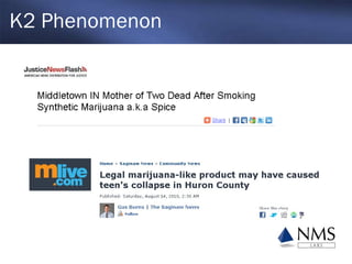 K2 and the Synthetic Cannabinoids: Pharmacology, Effects and Chemical ...
