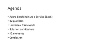 K2 for blockchain | PPT