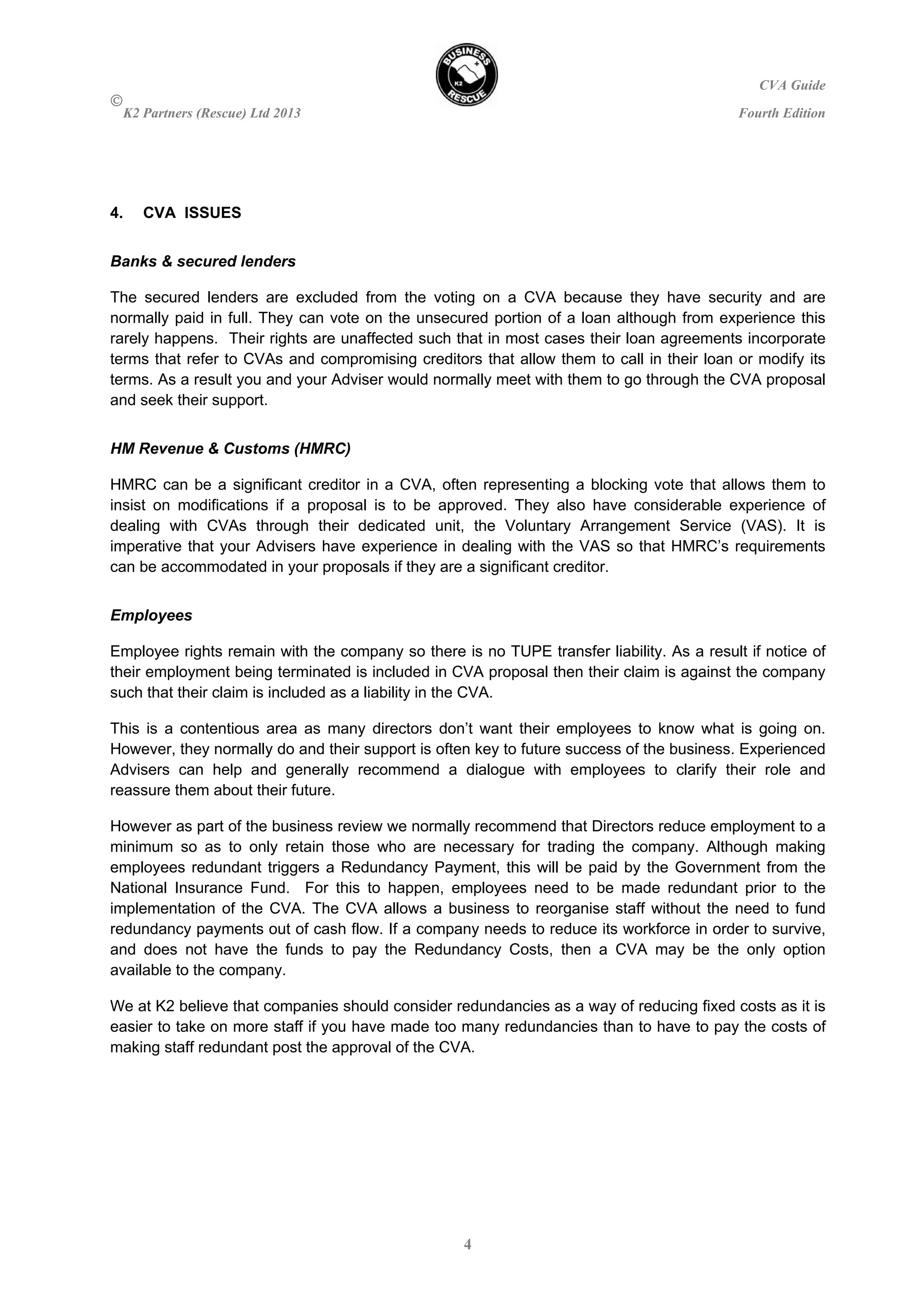 K2 Guide - CVAs - Fourth Edition #904 | PDF