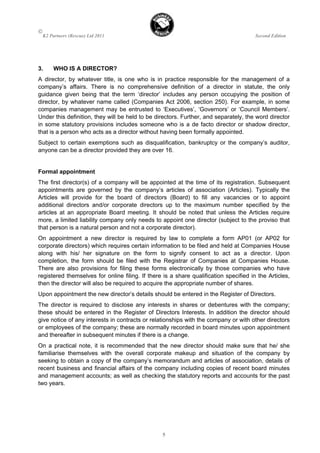 K2 Guide to Director Duties and Responsibilities #901 | PDF