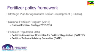 Dynamics of Fertilizer Value Chain in Mozambique | PPT