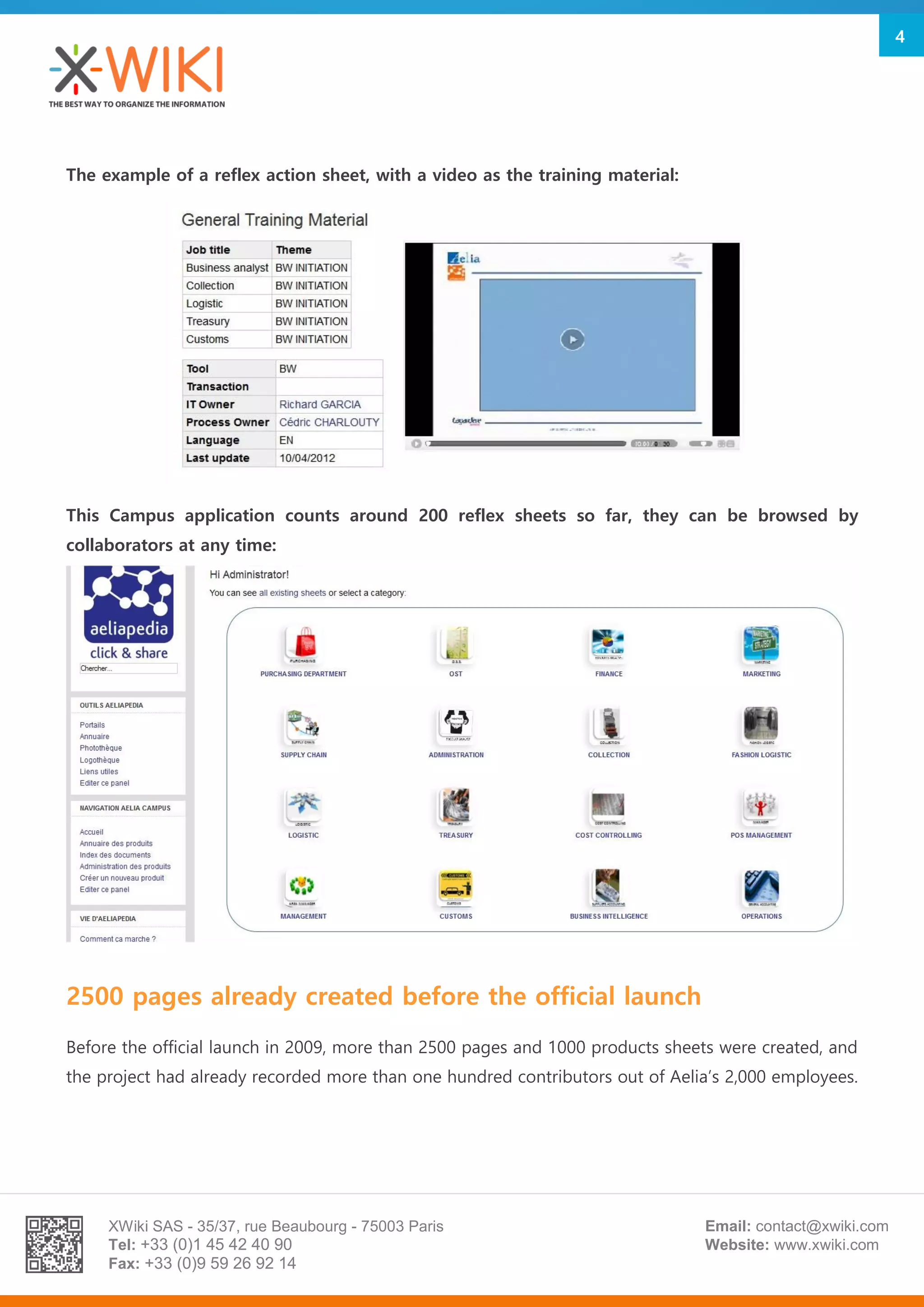 An collaborative intranet: the Aelia case study | PDF