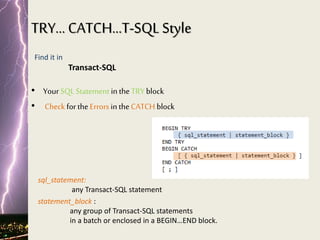 Anything SQL: Lightning Talks | PPTX | Databases | Computer Software and Applications