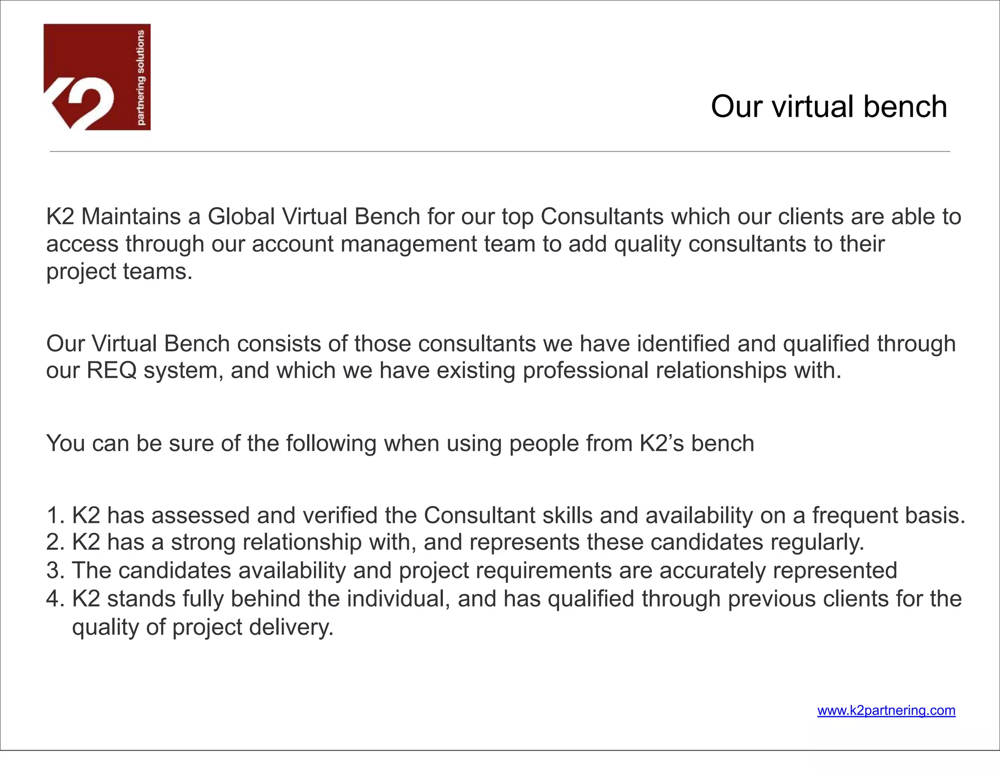K2 Partnering Introduction | PDF