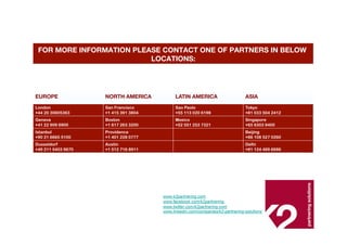 K2 partnering solutions | PDF