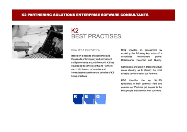 K2 partnering solutions | PDF