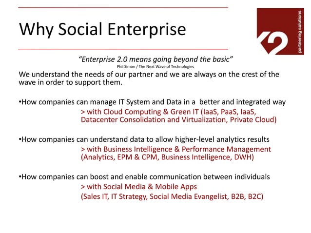 K2 Partnering Solutions Presentation | PPTX