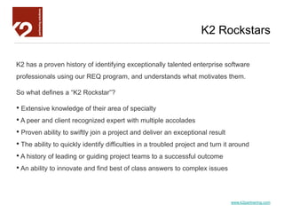 K2 Partnering Solutions Presentation | PDF