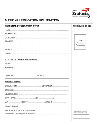 K2 s form_final | PDF