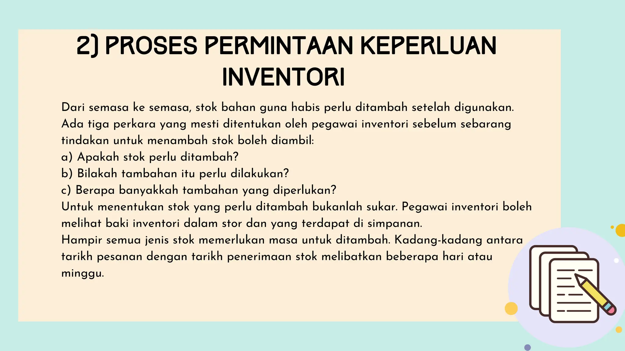 Pengurusan inventory(pengurusan pejabat) | PDF