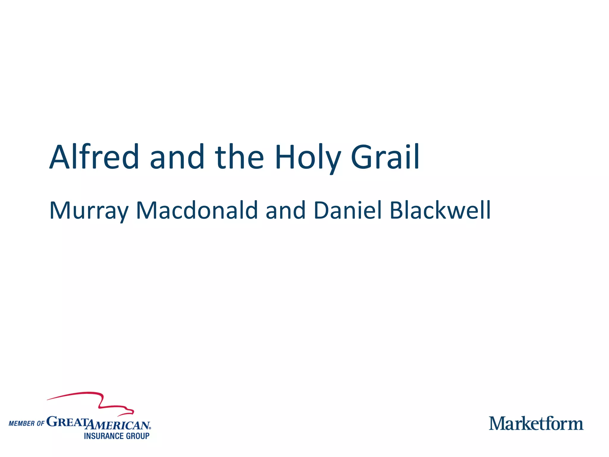 K2 and Sword Insurance Seminar with Marketform - Alfred and the Holy ...