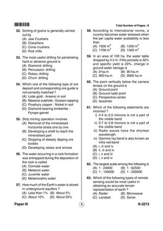K 3213 earth_science_paper_iii | PDF