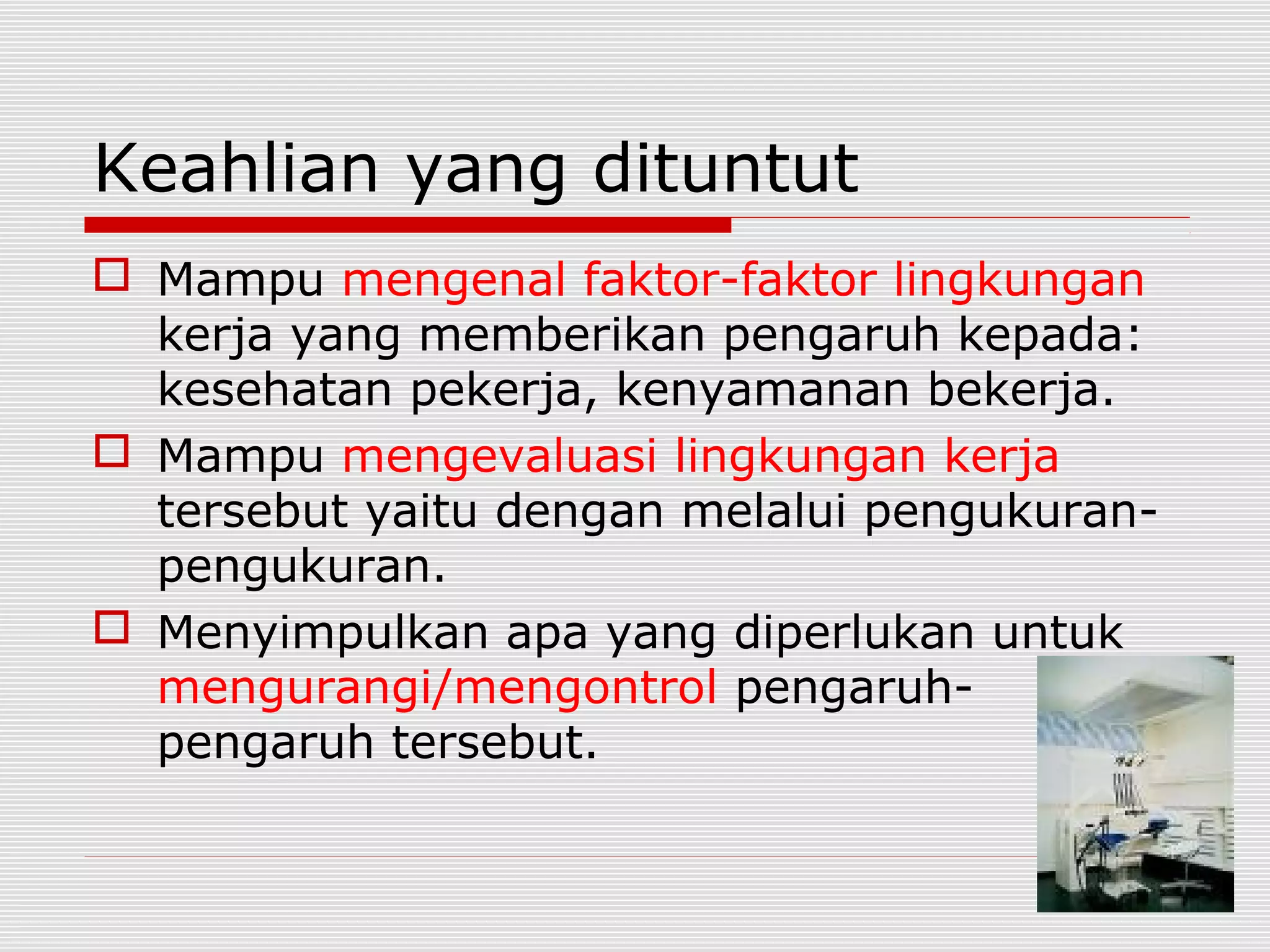 K3 Lingkungan Kerja | PPT