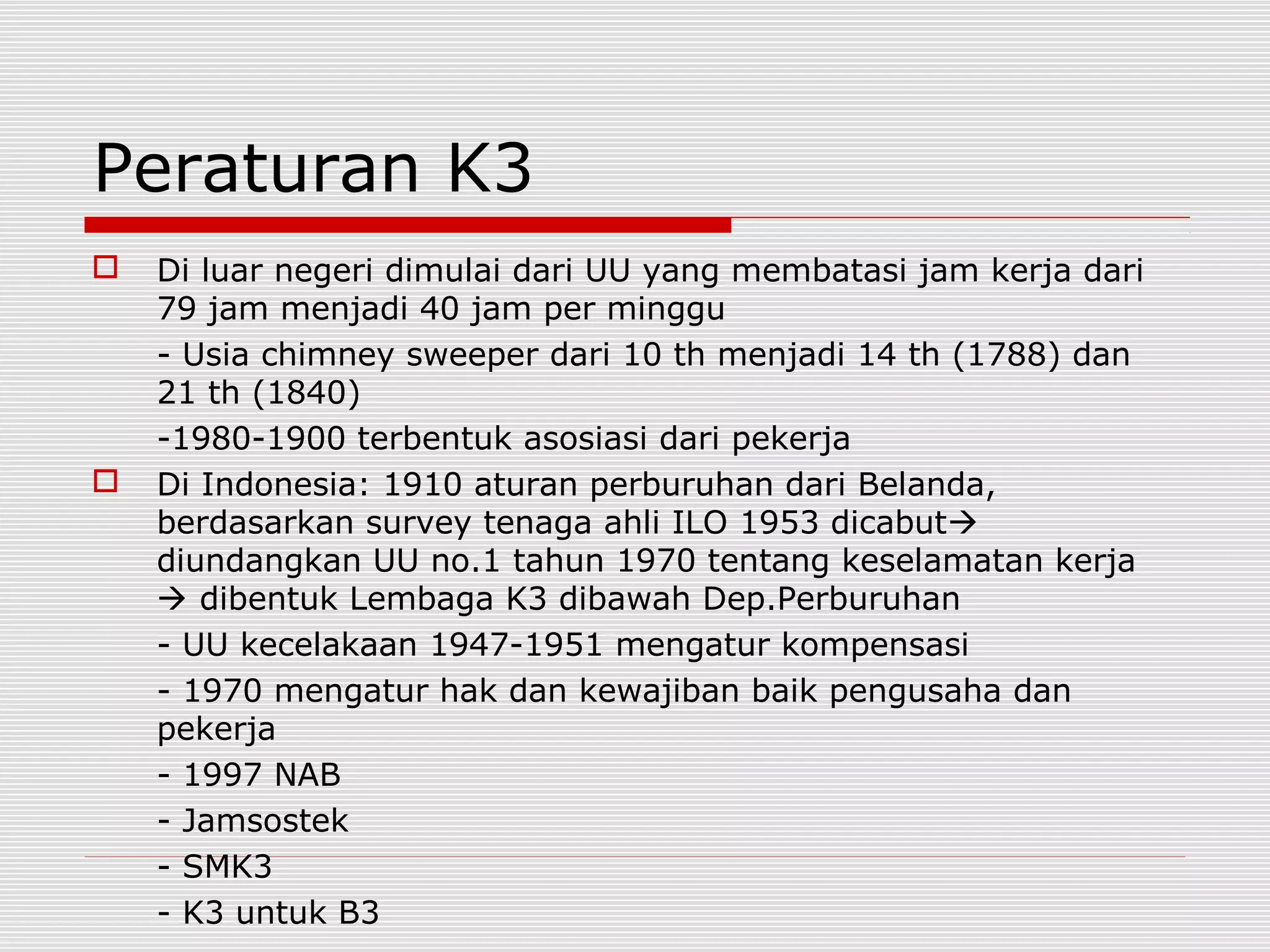 K3 Lingkungan Kerja | PPT