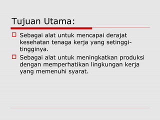 K3 Lingkungan Kerja | PPT