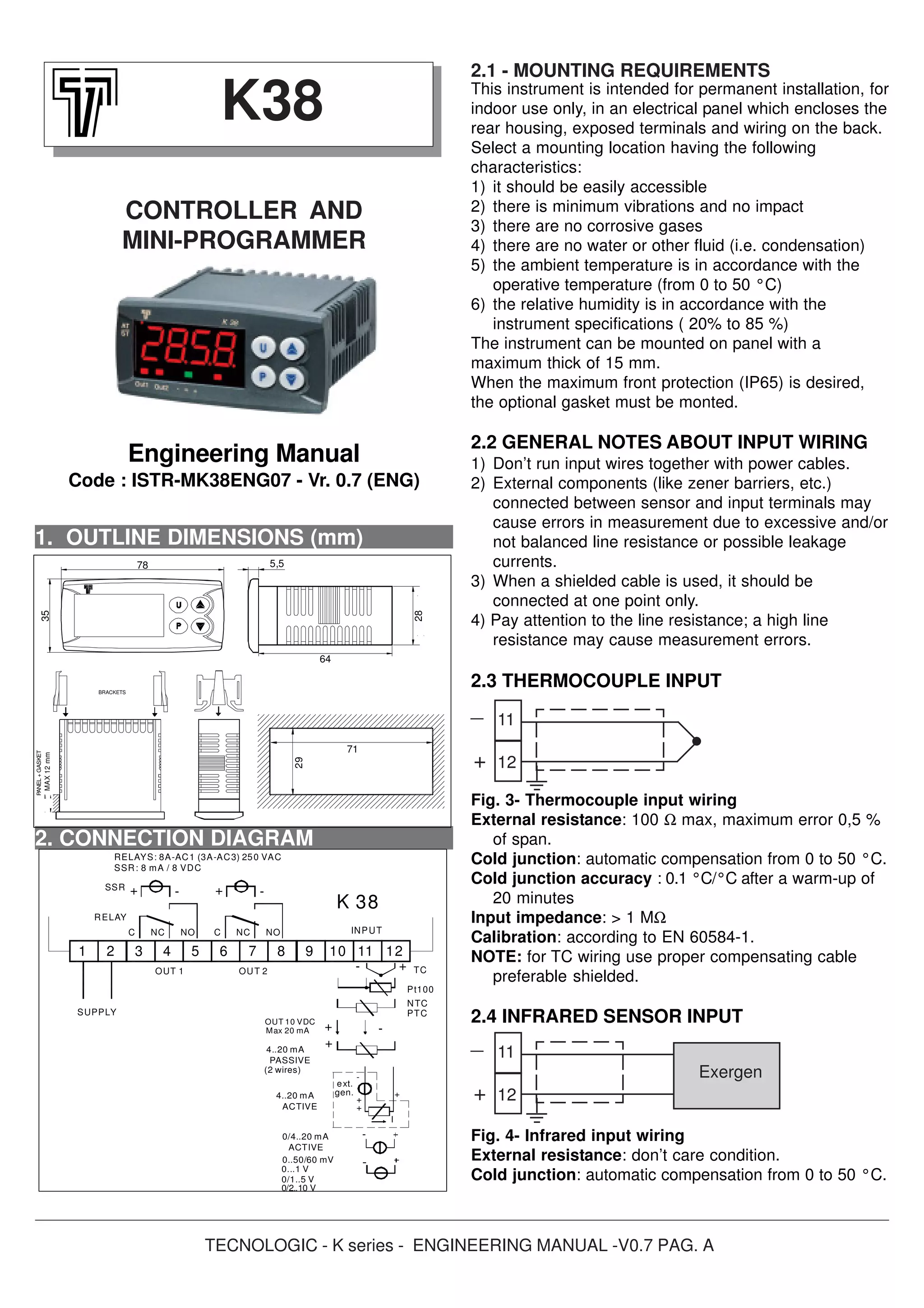K38 Controller | PDF