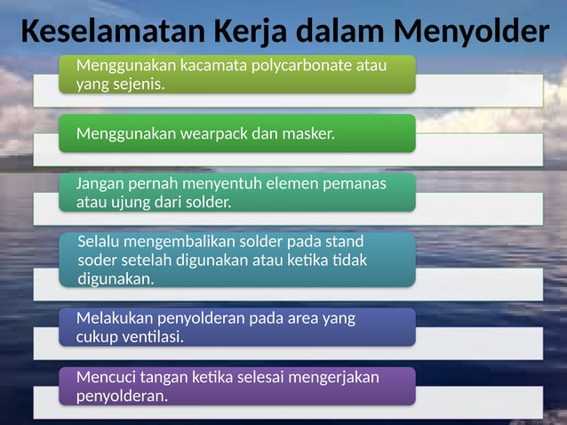 K3 dalam Menyolder K3 dalam Menyolder K3 dalam Menyolder | PPTX