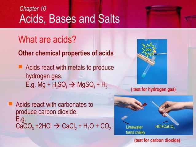 C10 acids, bases and salts | PPT | Chemistry | Science