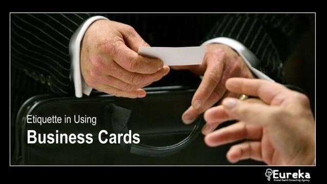 Corporate Etiquette_Business Cards Etiquette | PPT