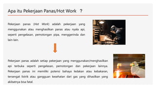 occupational safety and health for hot work | PPTX