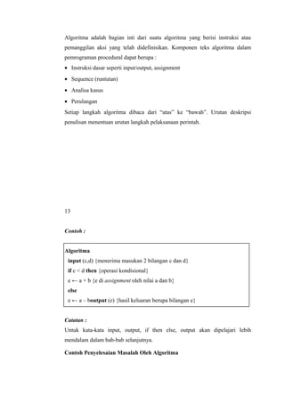 Algoritma dan-pemrograman | PDF