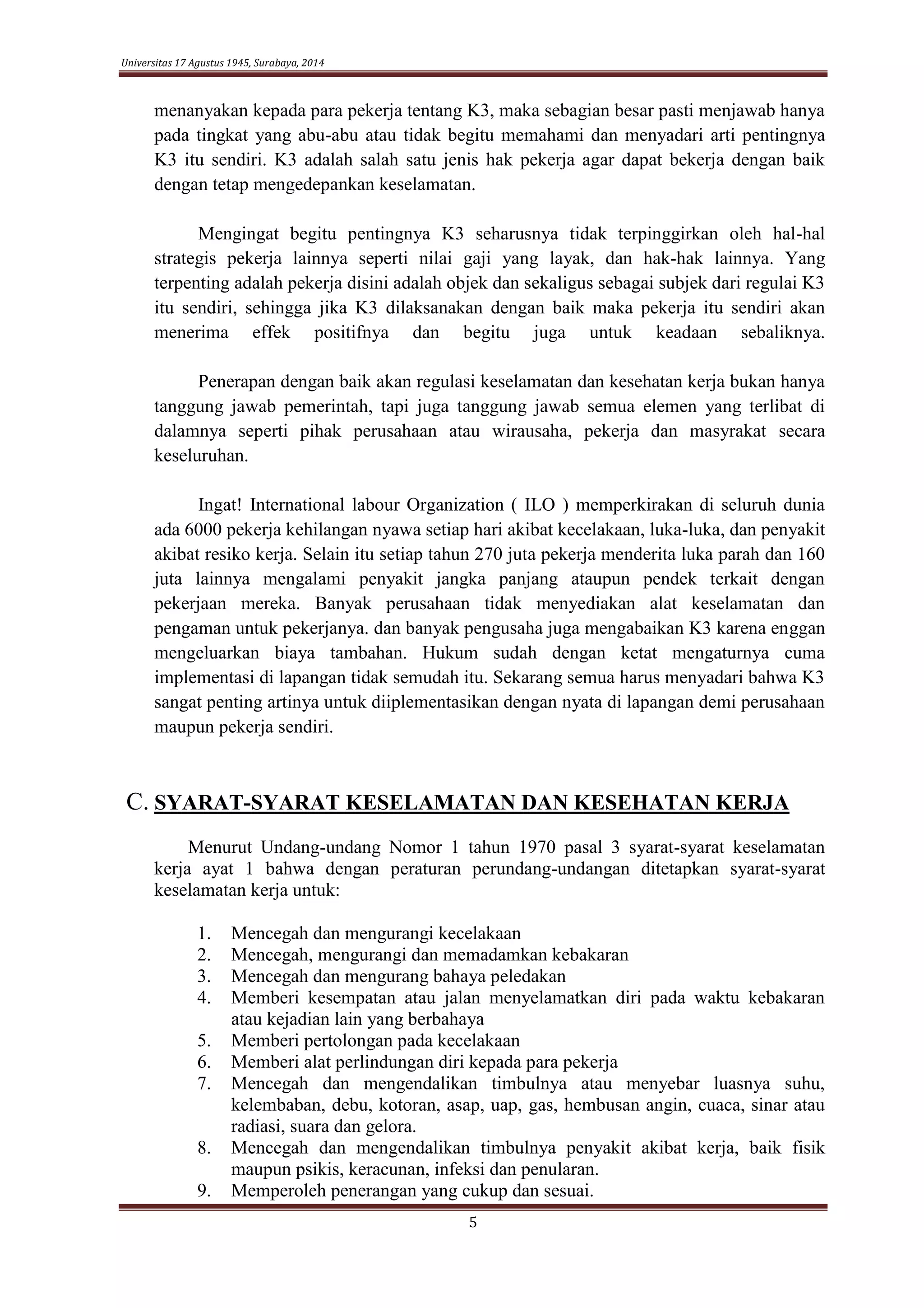 Keselamatan Kesehatan Kerja Dan Lingkungan | PDF