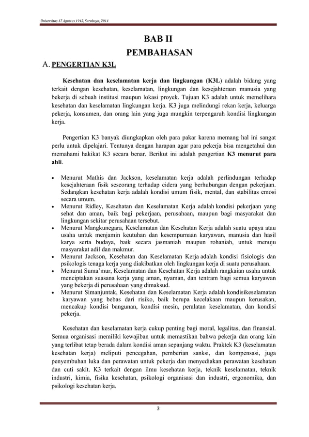 Keselamatan Kesehatan Kerja Dan Lingkungan | PDF