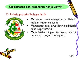 Kesehatan dan Keselamatan Kerja Listrik Part 1 | PPTX