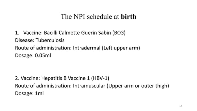 Nigeria's National Programme on Immunisation | PPTX | Infectious ...