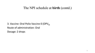 Nigeria's National Programme on Immunisation | PPTX