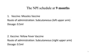 Nigeria's National Programme on Immunisation | PPTX
