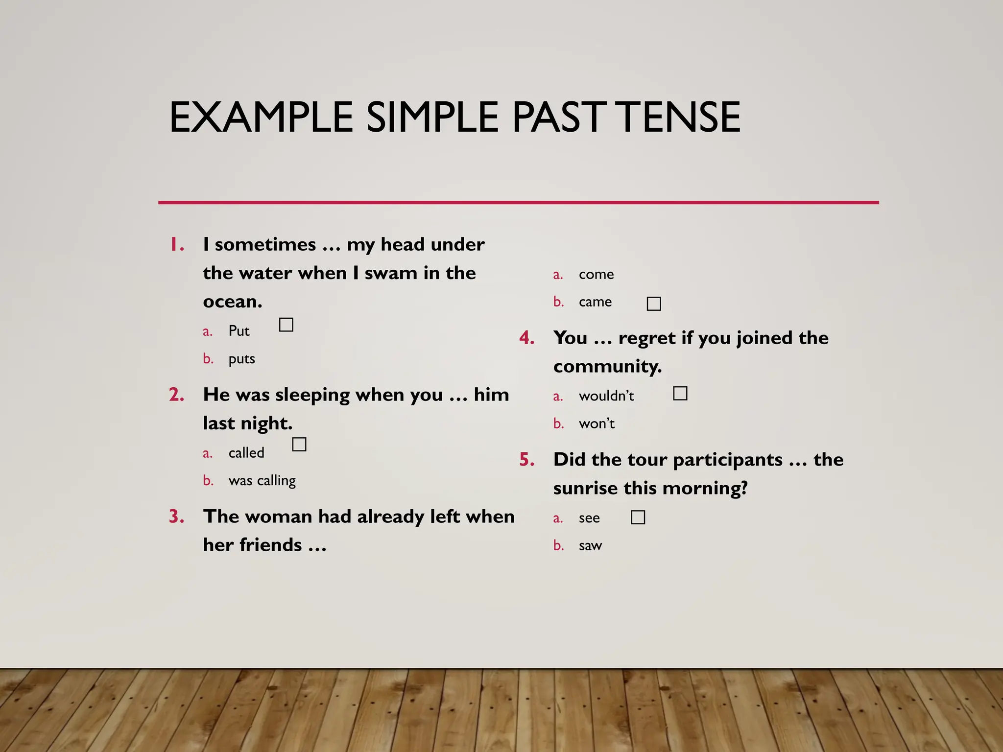 K03 Past tense untuk mengetahui pengetahuan dasar mahasiswa | PPTX