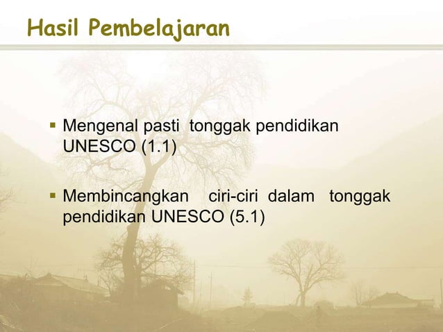 K3 tonggak pendidikan unesco | PPTX