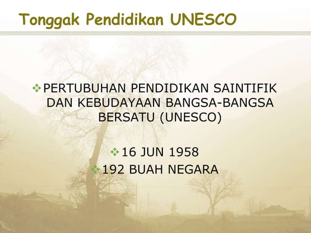 K3 tonggak pendidikan unesco | PPTX