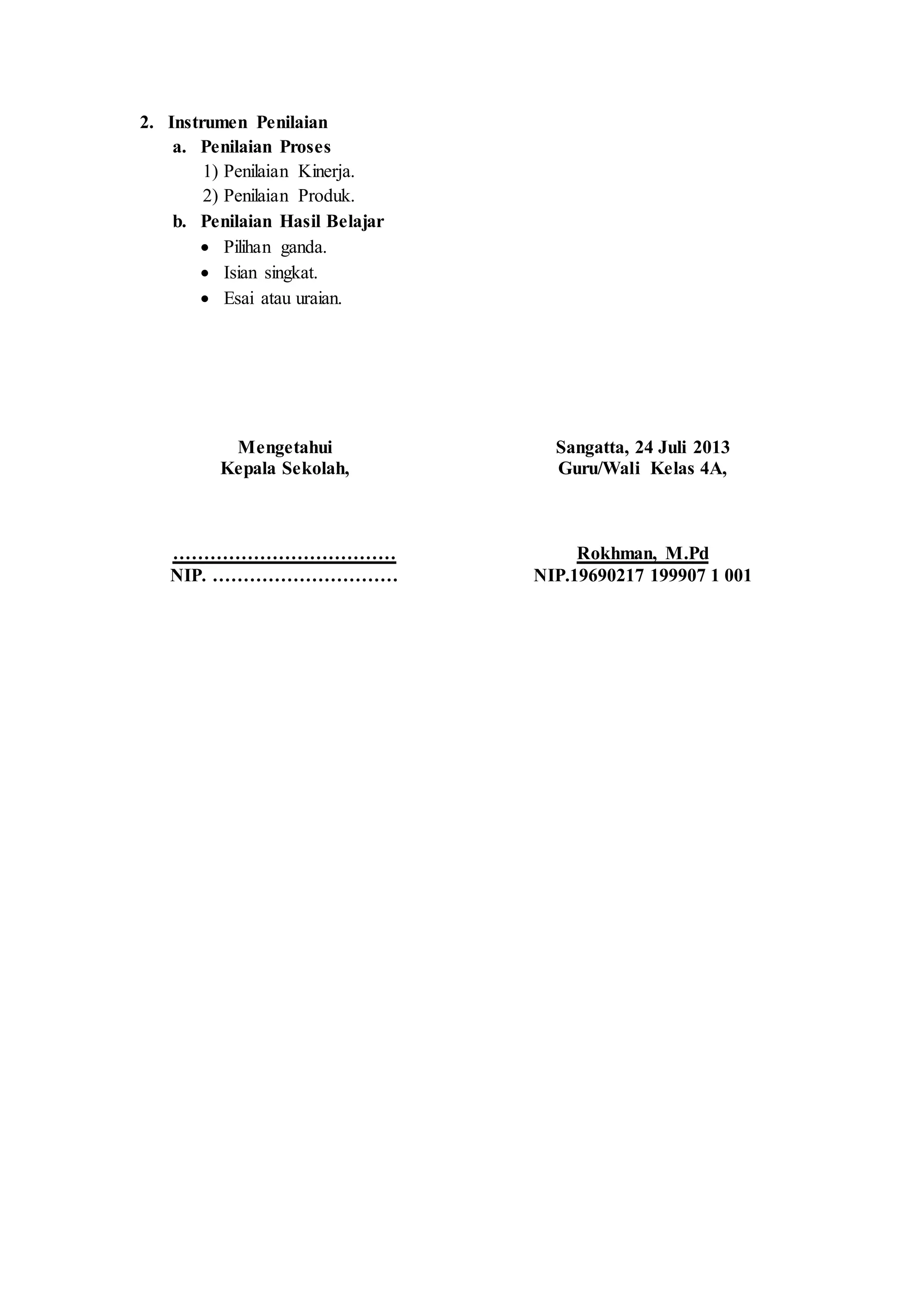 K4 t1-st3-p1 rpp sd kelas 4 smt 1 sub tema 2e | PDF