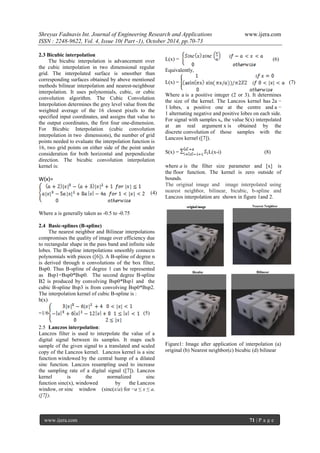 Image Interpolation Techniques in Digital Image Processing: An Overview ...