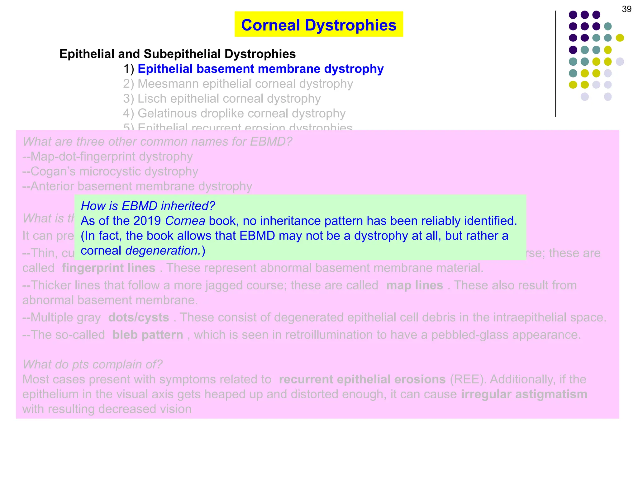 different categories of Corneal dystrophy.pptx