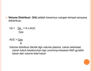 Model Kompartemen Farmakokinetika.ppt