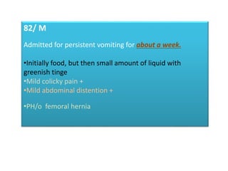 Acute onset vomiting | PPTX