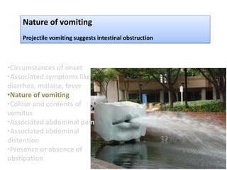 Acute onset vomiting | PPTX