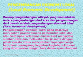 K5 pengembangan ekonomi lokal new | PPT