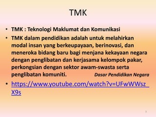 K5 teknologi dalam pembelajaran matematik | PPTX