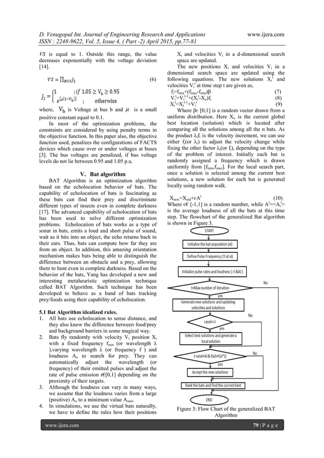 Optimal Location of Static Var Compensator Using Bat Algorithm for the Improvement of Voltage ...