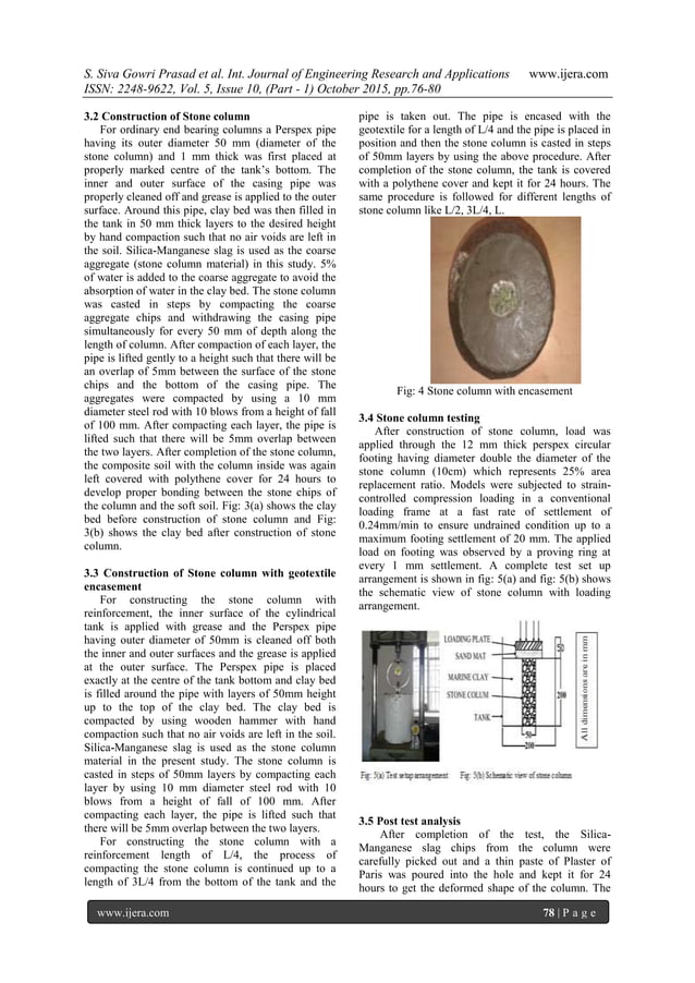 Improvement of Marine Clay Performance Using Geo-Textile Encased Stone ...