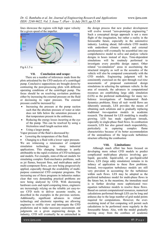 Flow analysis of centrifugal pump using CFX solver and remedies for cavitation mitigation | PDF ...
