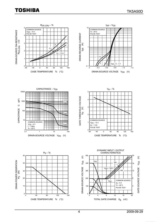 Original N Channel Mosfet T5A50D K5A50D 5A50D TO-220 5A 500V New ...