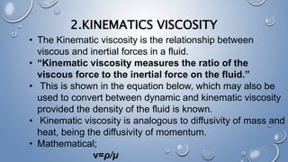 Viscosity and viscometer | PPTX