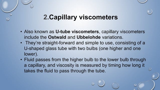Viscosity and viscometer | PPTX | Physics | Science